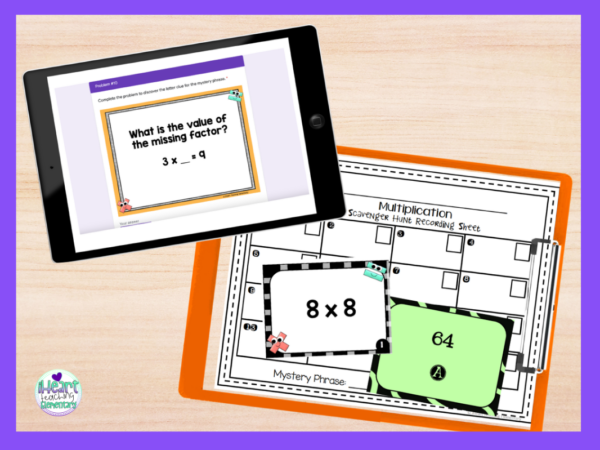 Digital and Printable Multiplication Games Kids Love