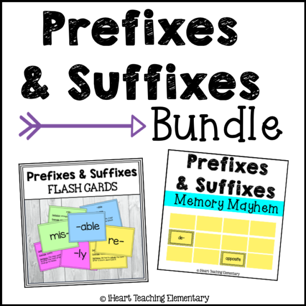 Prefixes And Suffixes Cut Outs