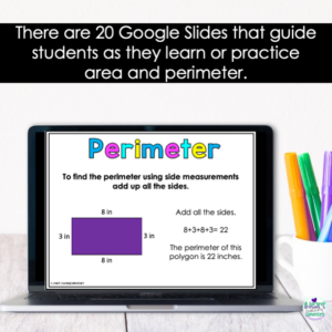 Area and Perimeter Anchor Chart Slides - Interactive Google Slides