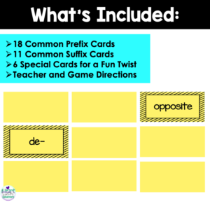 Prefixes and Suffixes Bundle