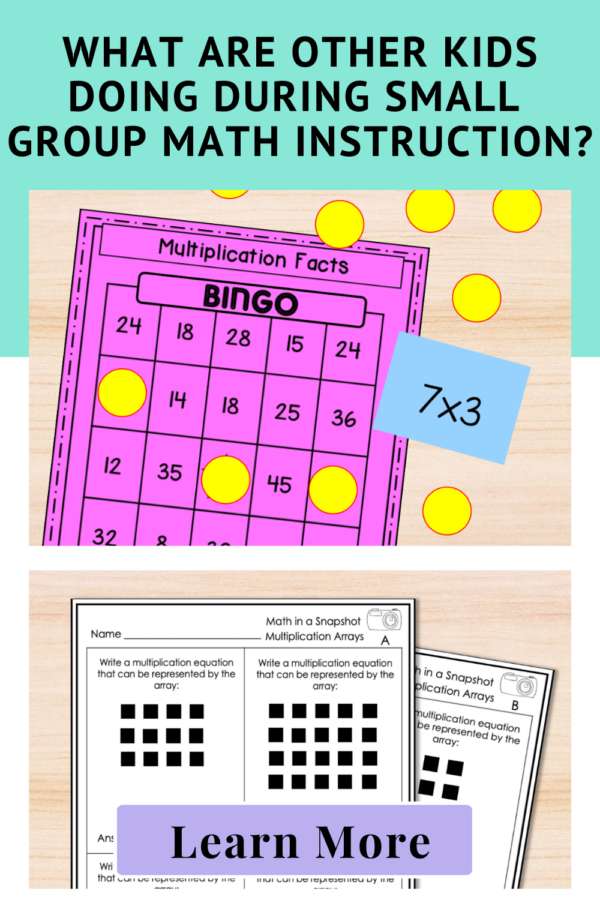 What Are Other Kids Doing During Small Group Math Instruction?