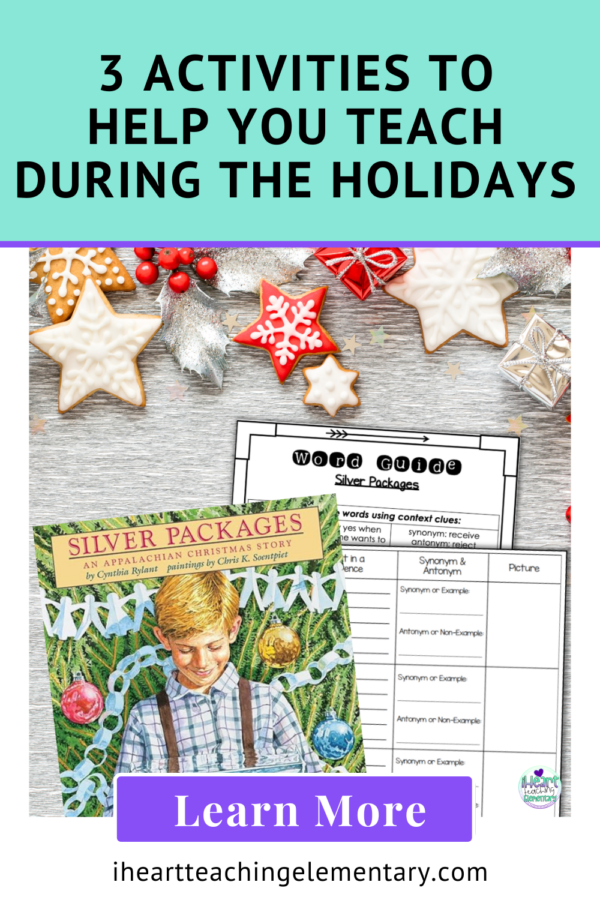 3 Activities to Help You Teach During the Holidays