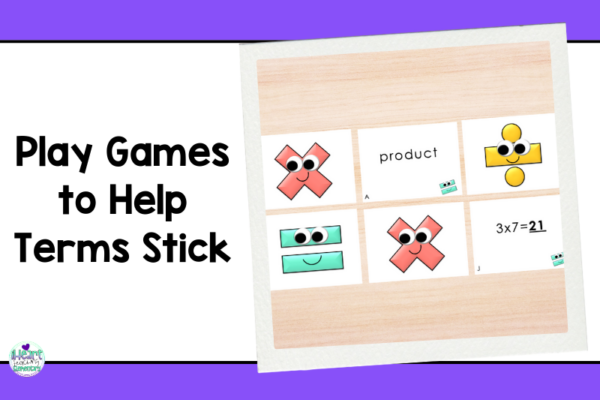 Building Math Vocabulary: Activities to Help Kids Master Multiplication ...
